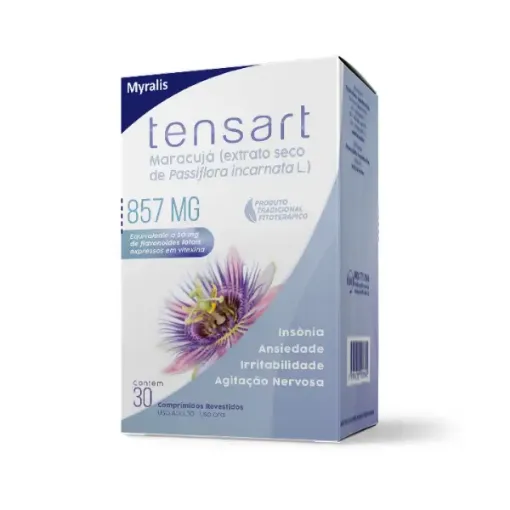 Tensart 857mg - Comprimidos para Pressão Arterial - 30 Comprimidos ...